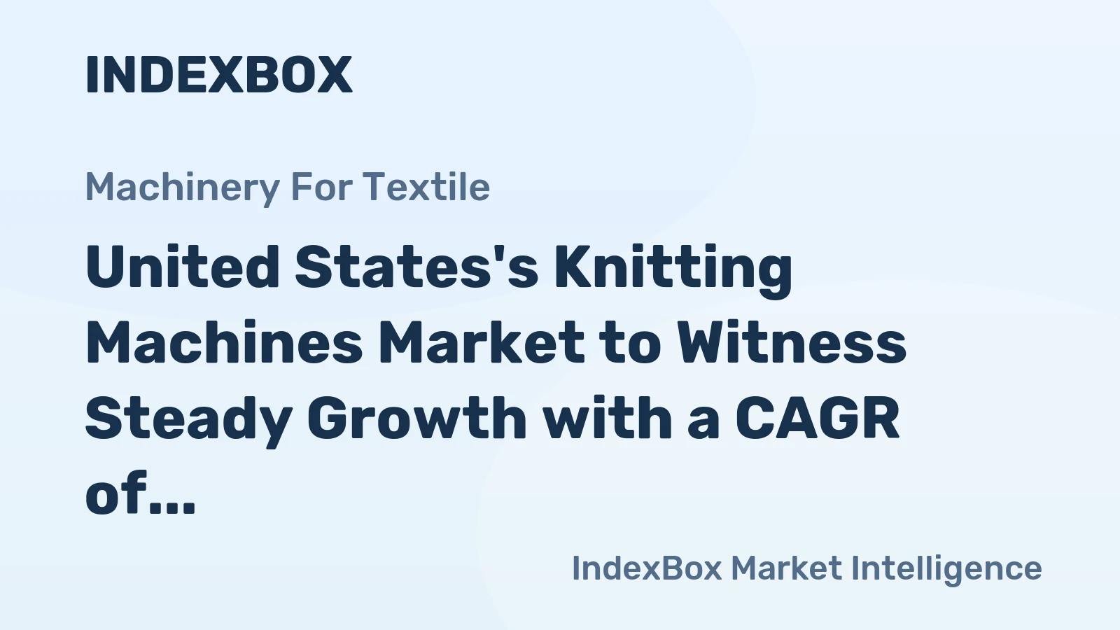 United States's Knitting Machines Market to Witness Steady Growth with a CAGR of +3.8% in Volume and +3.9% in Value from 2024 to 2035