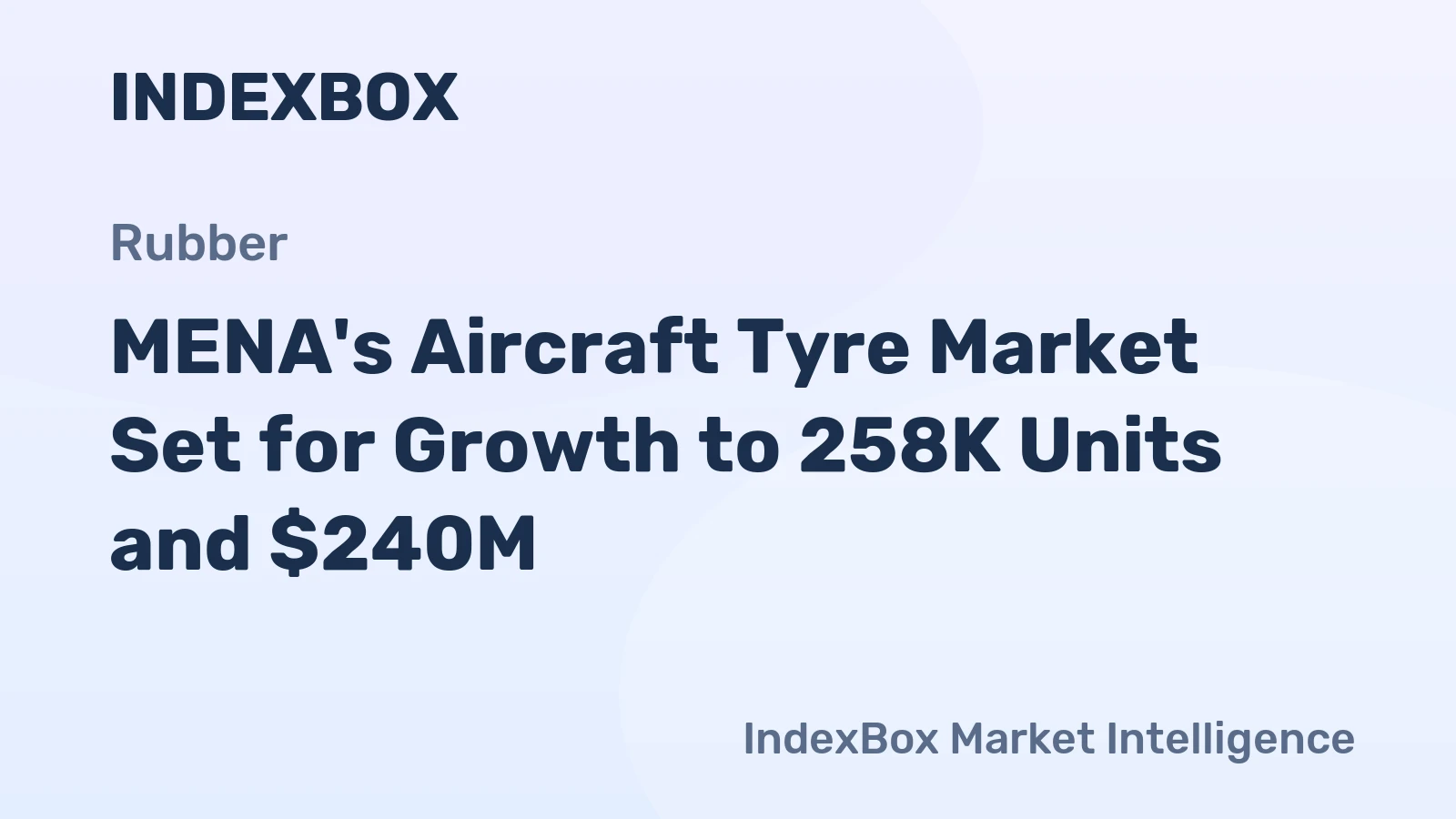 MENA's Aircraft Tyre Market Set for Growth to 258K Units and $240M