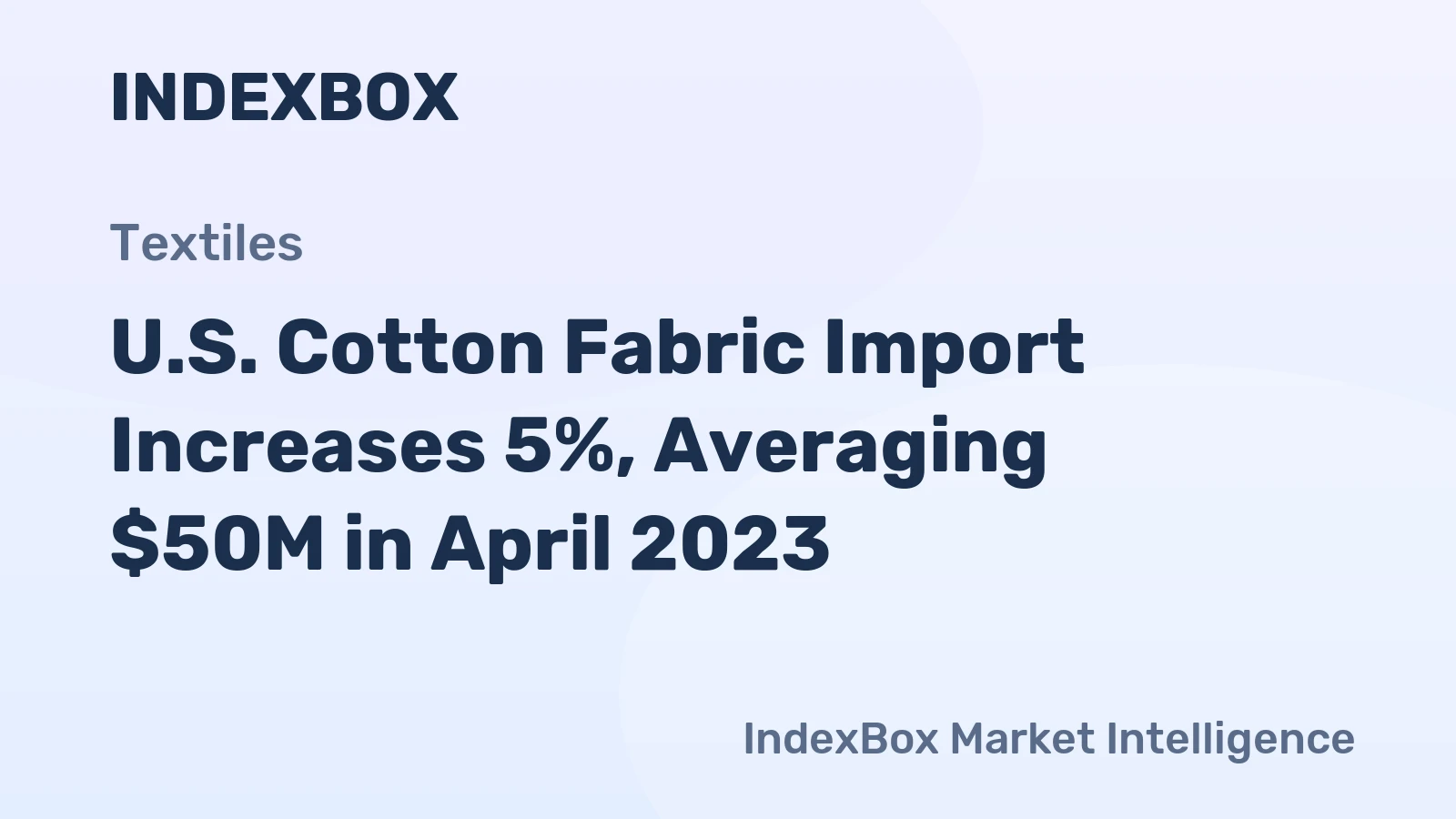 U.S. Cotton Fabric Import Increases 5%, Averaging $50M in April 2023