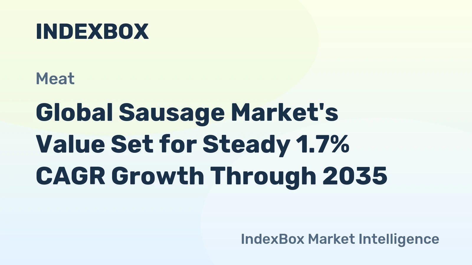 Global Sausage Market's Value Set for Steady 1.7% CAGR Growth Through 2035