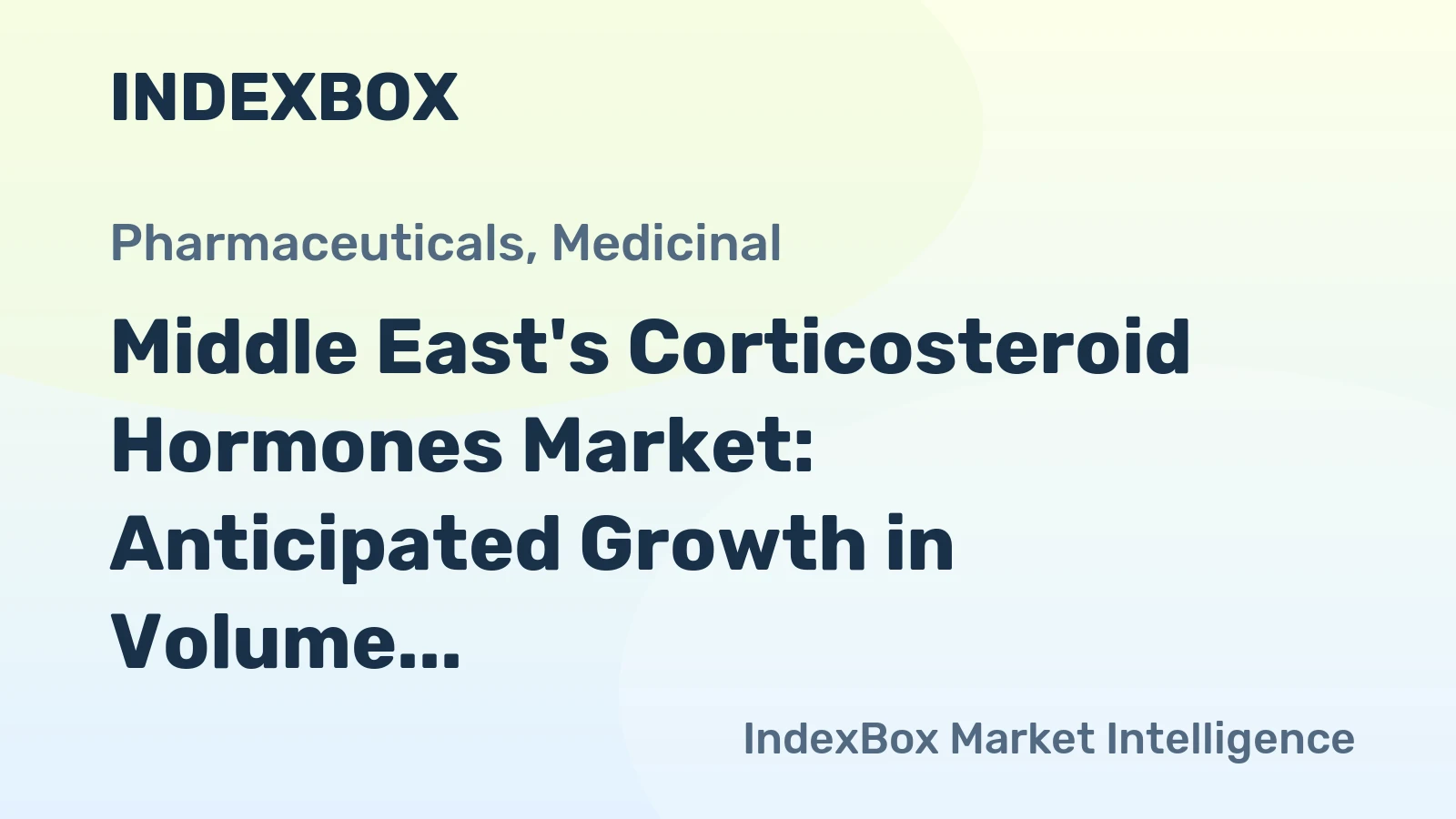 Middle East's Corticosteroid Hormones Market: Anticipated Growth in Volume and Value