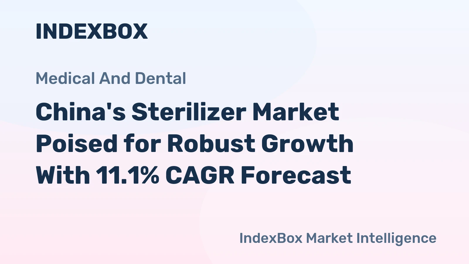 China's Sterilizer Market Poised for Robust Growth With 11.1% CAGR Forecast