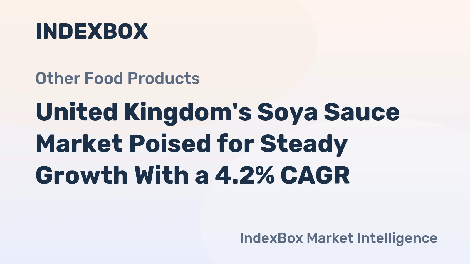 United Kingdom's Soya Sauce Market Poised for Steady Growth With a 4.2% CAGR