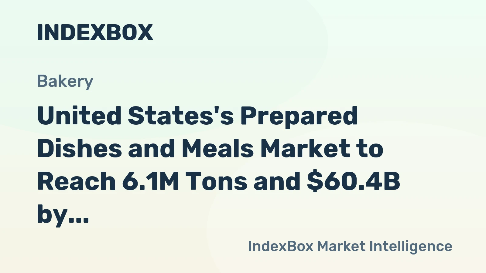 United States's Prepared Dishes and Meals Market to Reach 6.1M Tons and $60.4B by 2035, with Slow but Steady Growth Expected