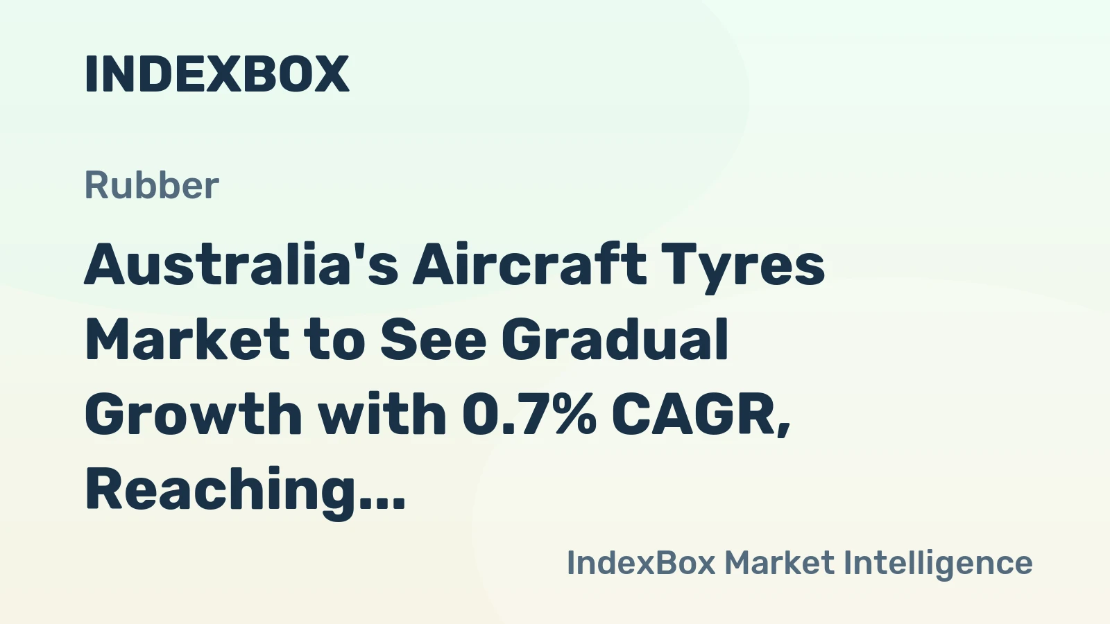 Australia's Aircraft Tyres Market to See Gradual Growth with 0.7% CAGR, Reaching $17M by 2035