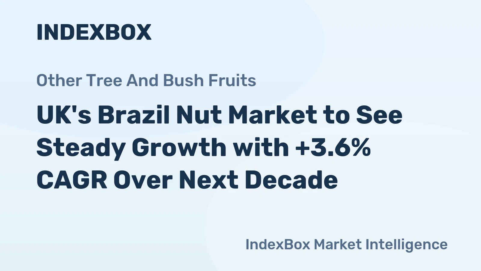 UK's Brazil Nut Market to See Steady Growth with +3.6% CAGR Over Next Decade
