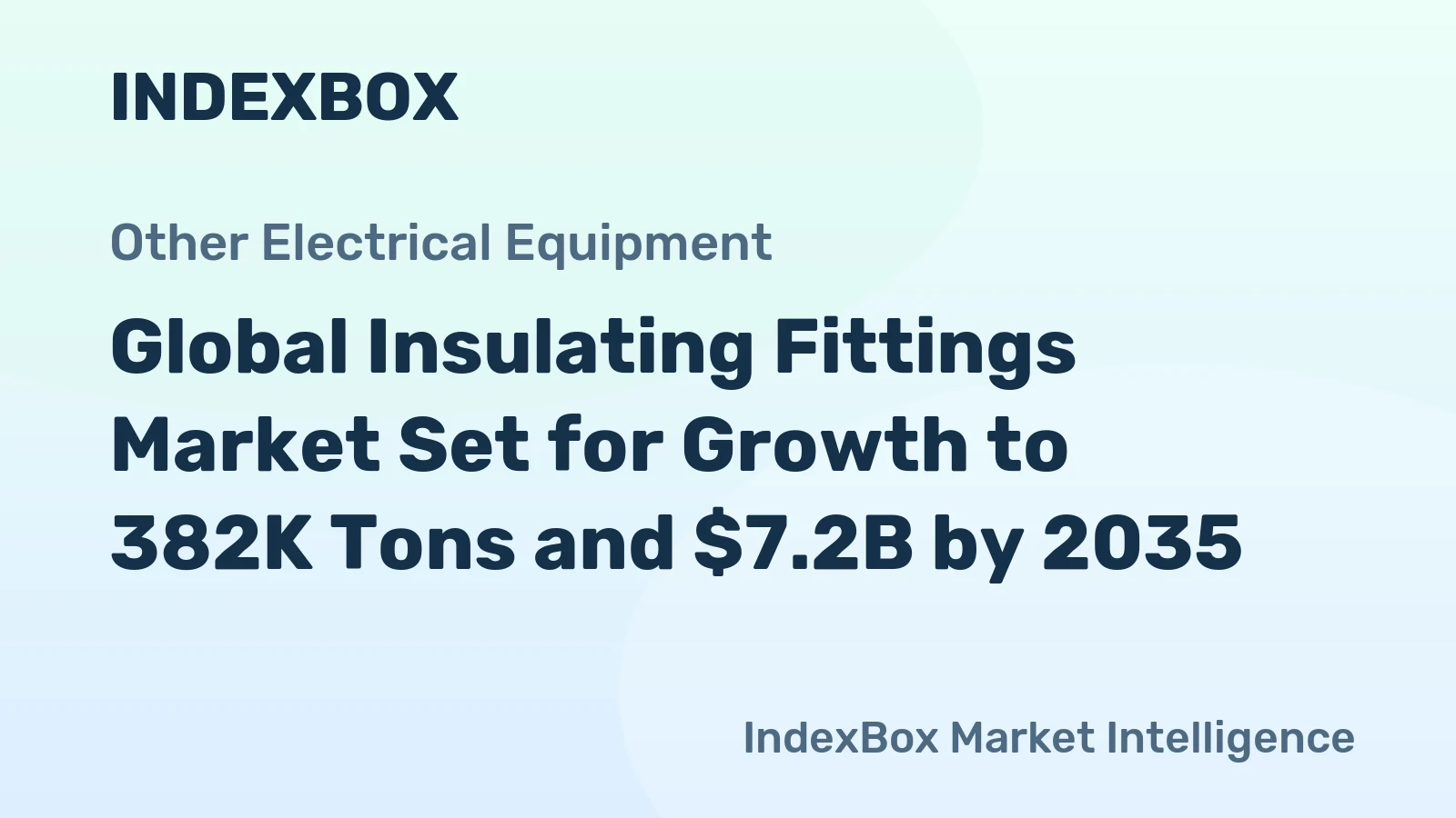 Global Insulating Fittings Market Set for Growth to 382K Tons and $7.2B by 2035