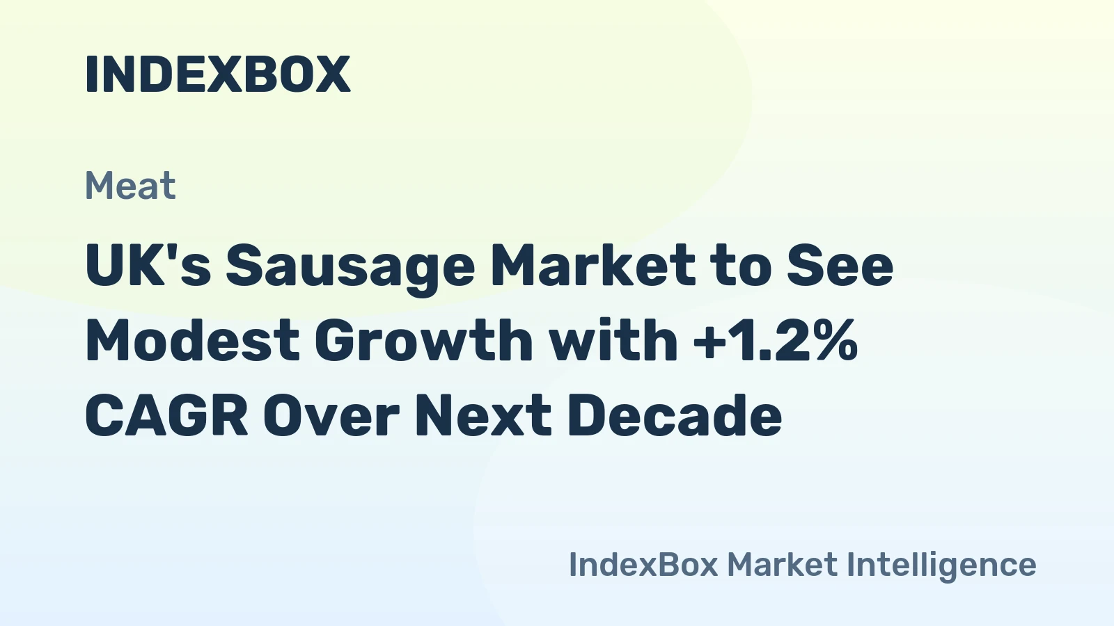 UK's Sausage Market to See Modest Growth with +1.2% CAGR Over Next Decade