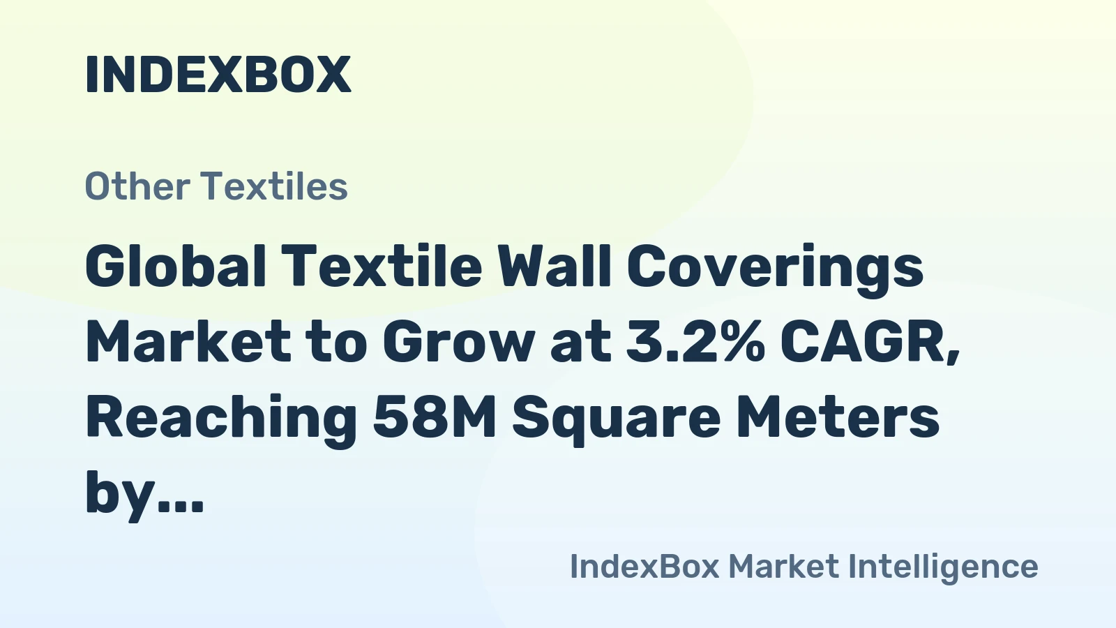 Global Textile Wall Coverings Market to Grow at 3.2% CAGR, Reaching 58M Square Meters by 2030