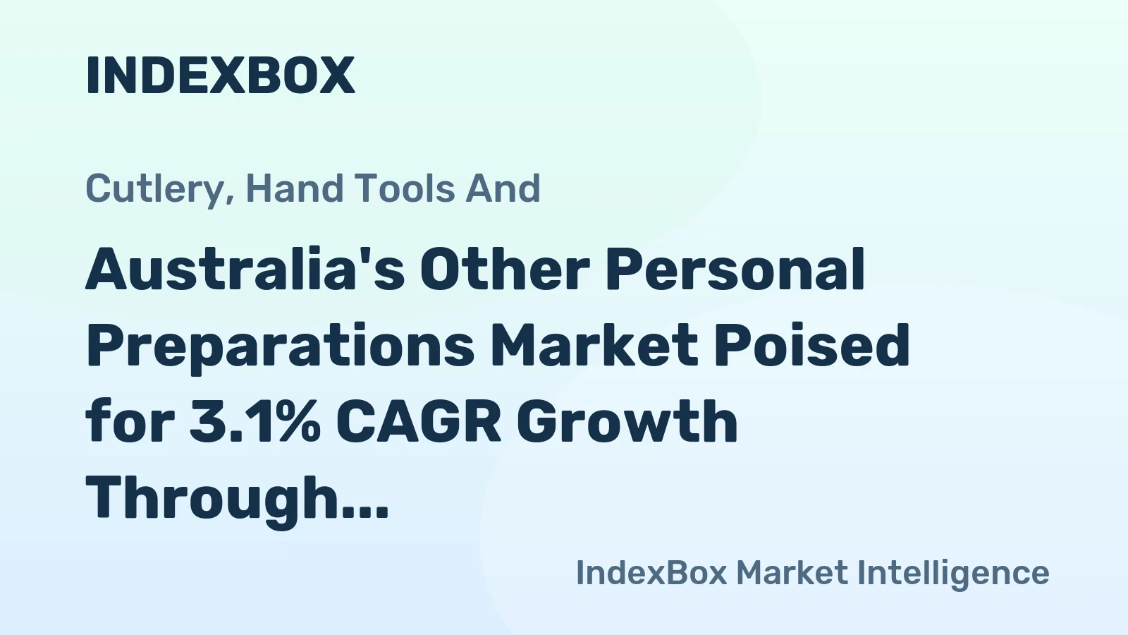 Australia's Other Personal Preparations Market Poised for 3.1% CAGR Growth Through 2035