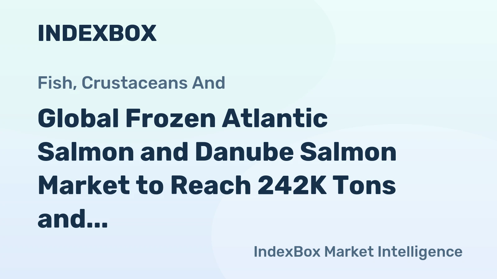Global Frozen Atlantic Salmon and Danube Salmon Market to Reach 242K Tons and $1.7B by 2035, Driven by Rising Demand Worldwide