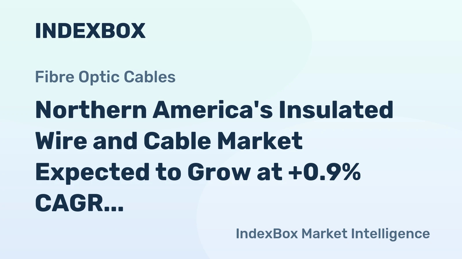 Northern America's Insulated Wire and Cable Market Expected to Grow at +0.9% CAGR, Reaching $44.1B by 2035