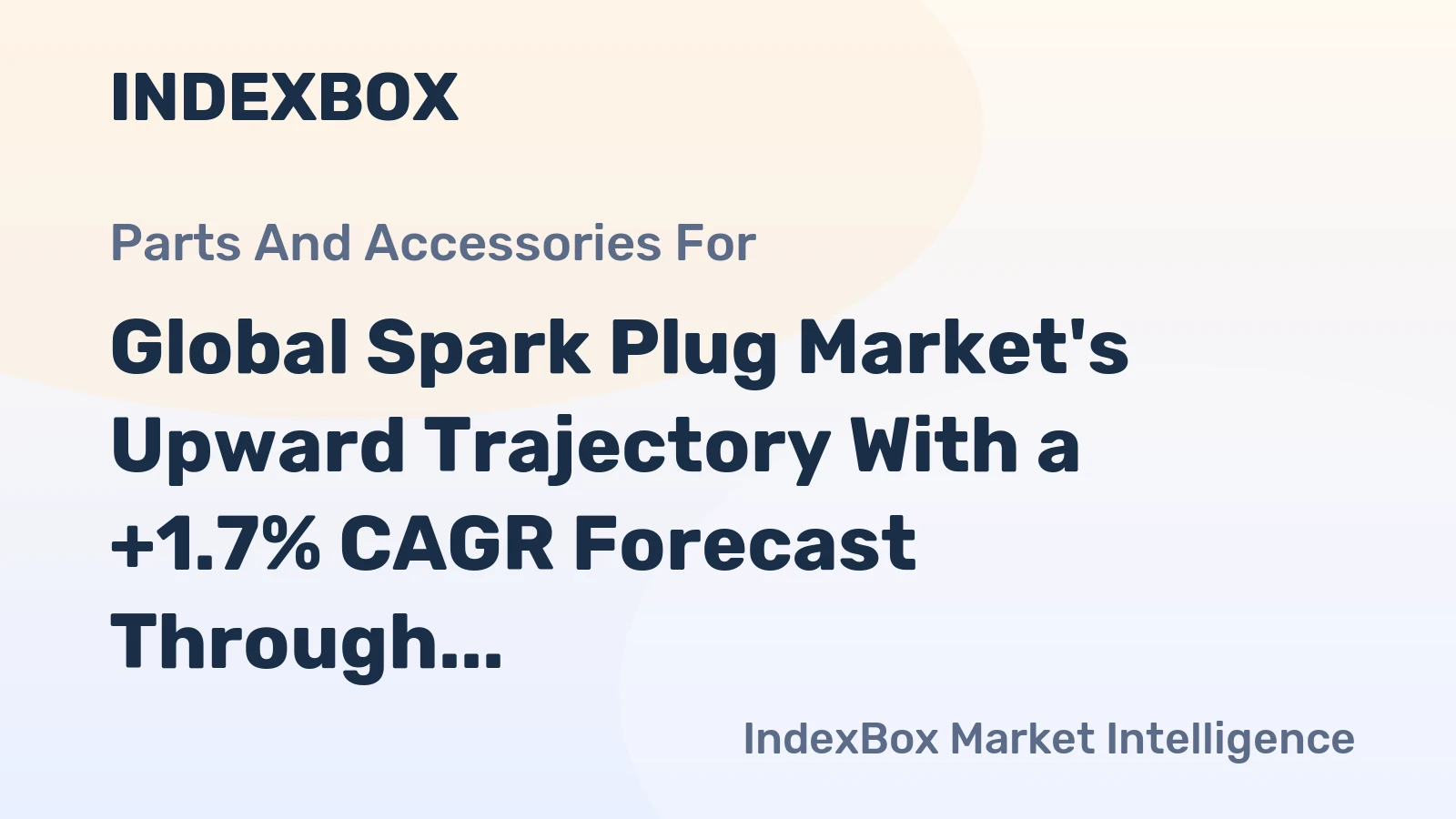 Global Spark Plug Market's Upward Trajectory With a +1.7% CAGR Forecast Through 2035