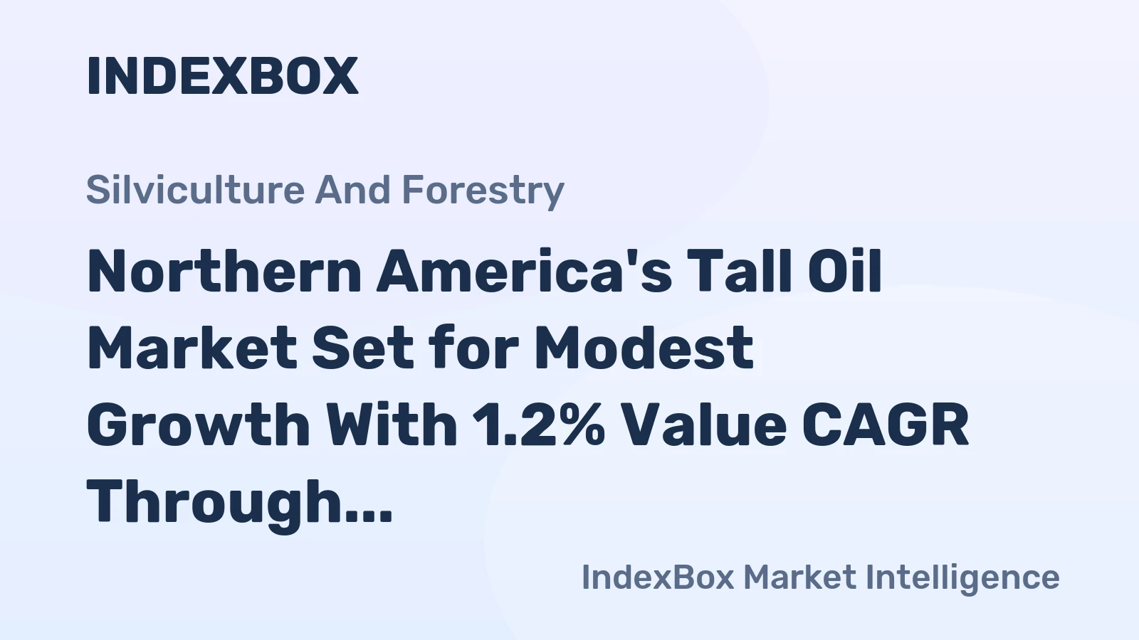 Northern America's Tall Oil Market Set for Modest Growth With 1.2% Value CAGR Through 2035
