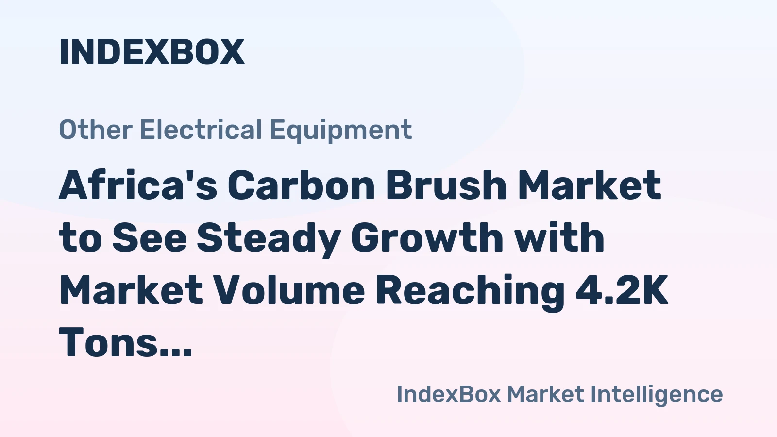 Africa's Carbon Brush Market to See Steady Growth with Market Volume Reaching 4.2K Tons and Market Value Reaching $175M by 2035