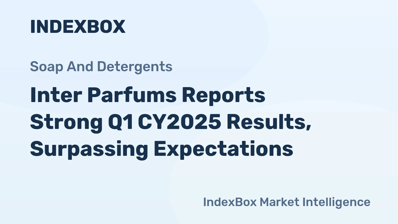 Inter Parfums Reports Strong Q1 CY2025 Results, Surpassing Expectations