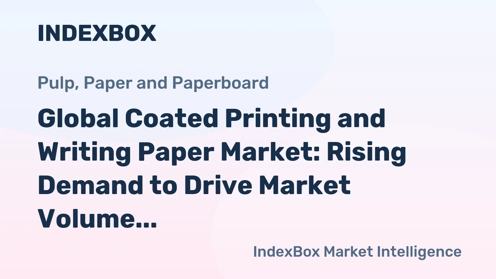 Global Coated Printing and Writing Paper Market: Rising Demand to Drive Market Volume to 28M Tons and Value to $33.2B by 2035