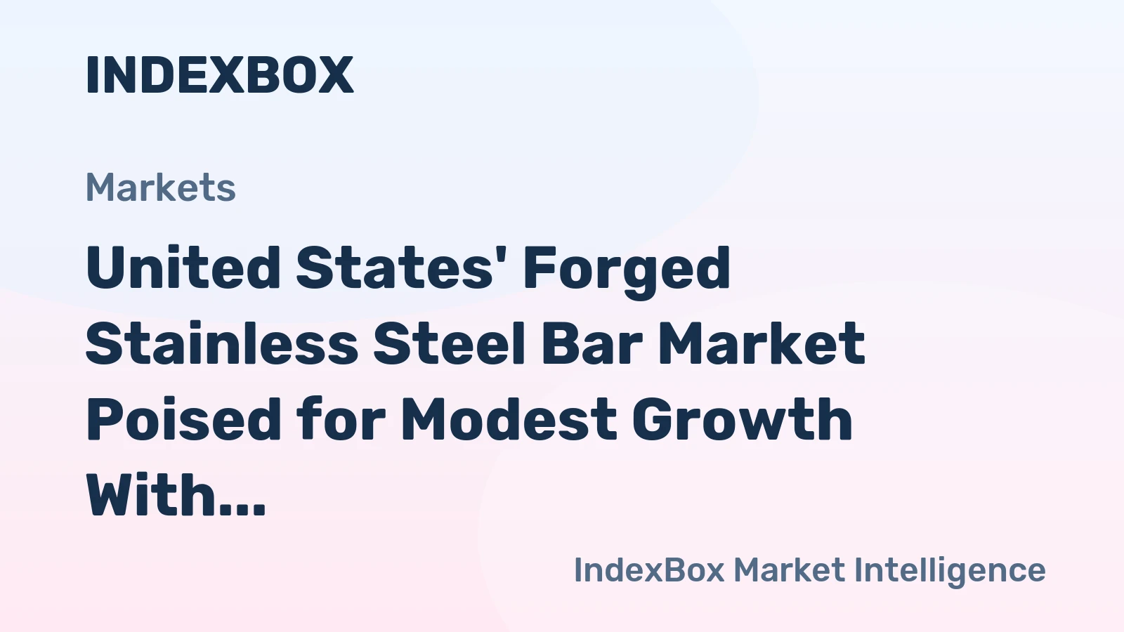 United States' Forged Stainless Steel Bar Market Poised for Modest Growth With 19% Value CAGR Through 2035