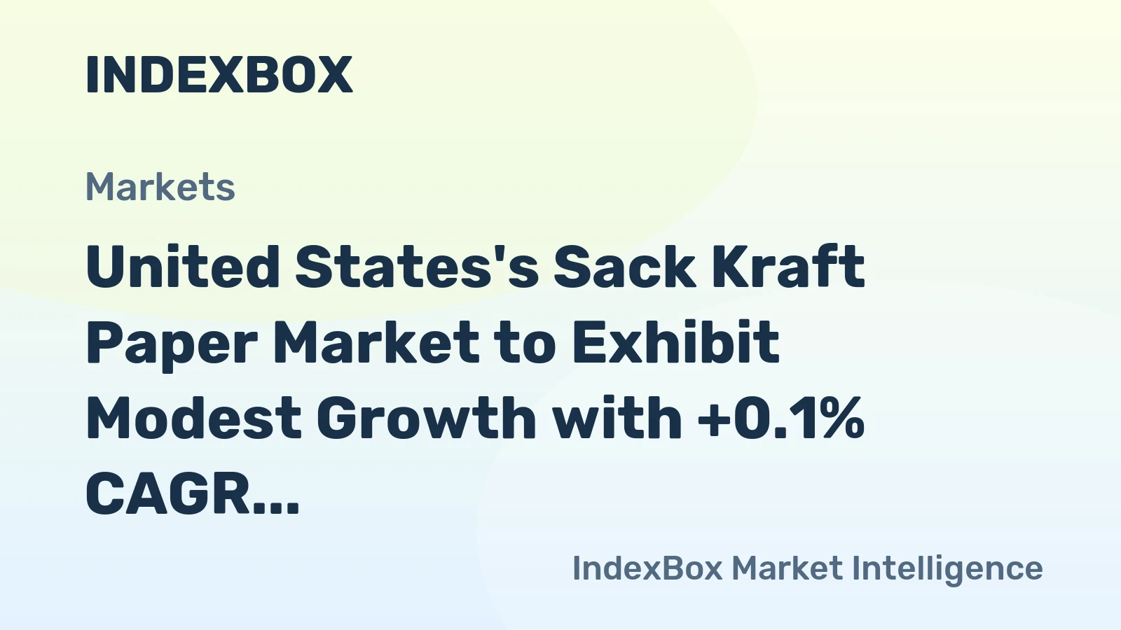 United States's Sack Kraft Paper Market to Exhibit Modest Growth with +0.1% CAGR through 2035