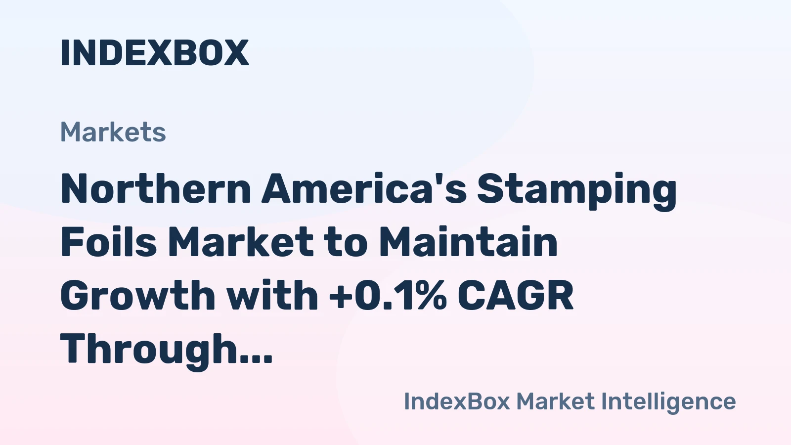 Northern America's Stamping Foils Market to Maintain Growth with +0.1% CAGR Through 2035, Reaching $6.1B in Value