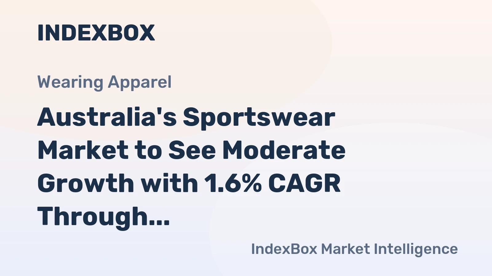 Australia's Sportswear Market to See Moderate Growth with 1.6% CAGR Through 2035