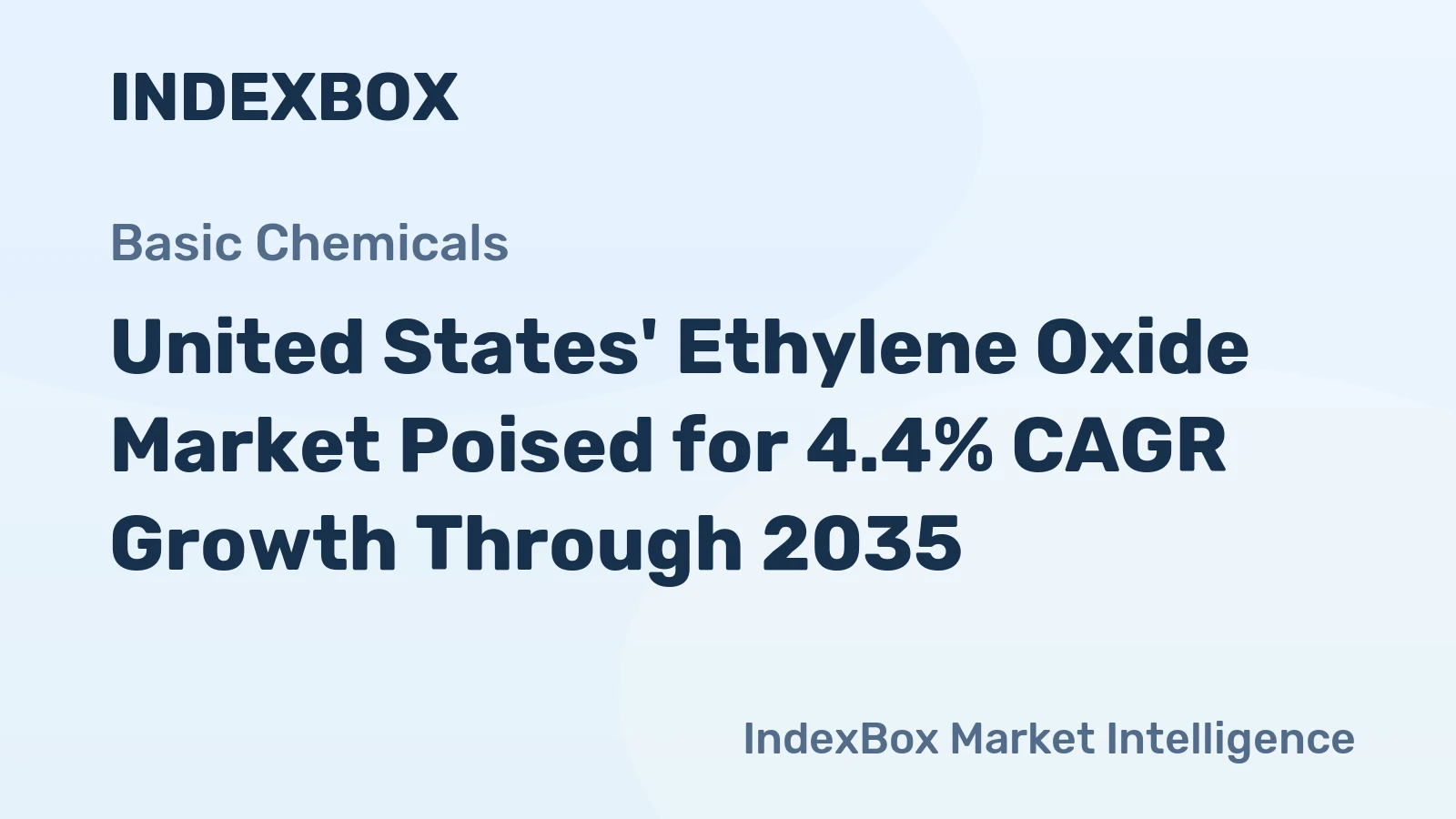 United States' Ethylene Oxide Market Poised for 4.4% CAGR Growth Through 2035