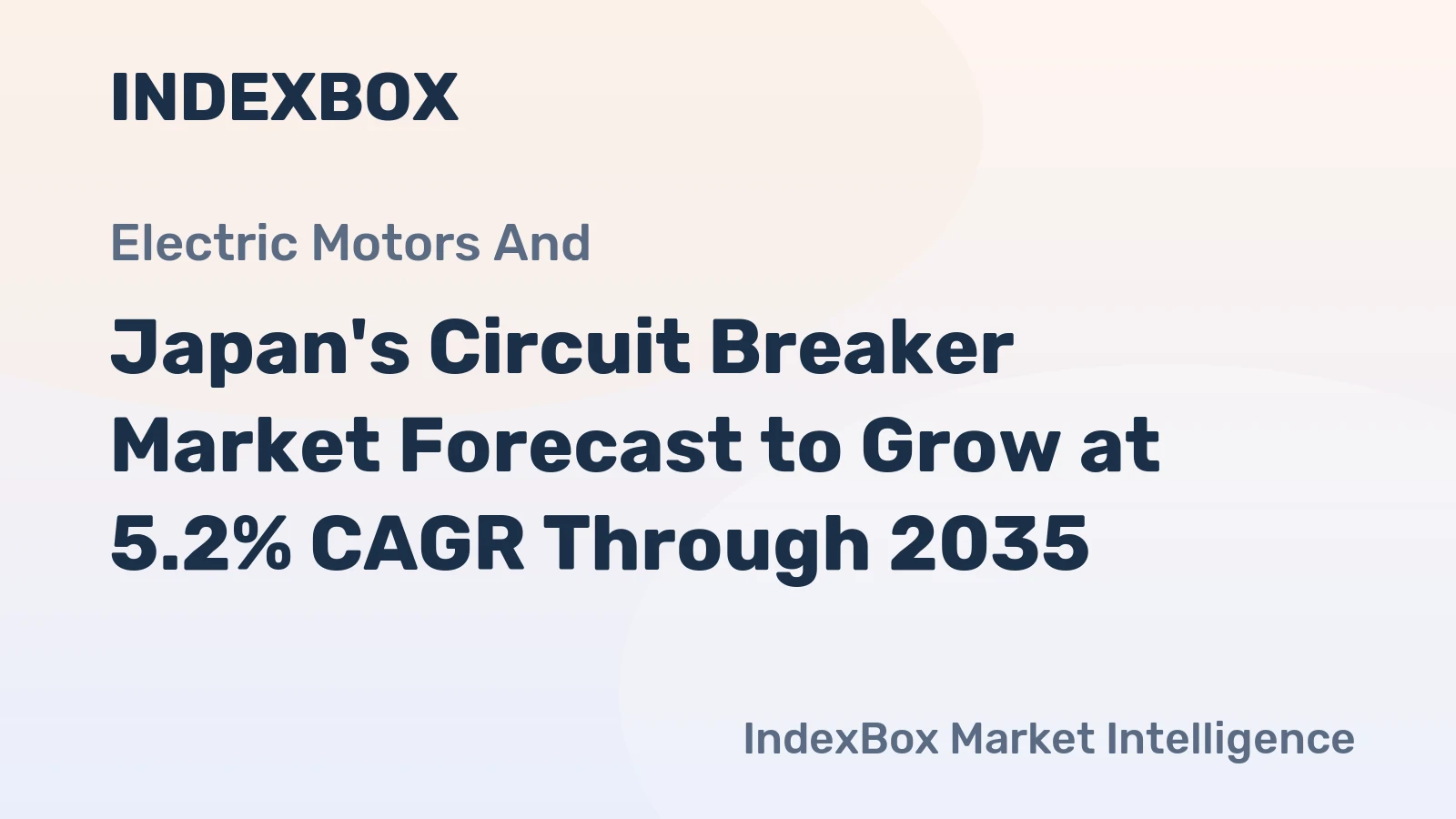 Japan's Circuit Breaker Market Forecast to Grow at 5.2% CAGR Through 2035