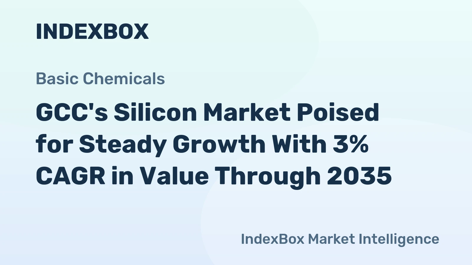 GCC's Silicon Market Poised for Steady Growth With 3% CAGR in Value Through 2035
