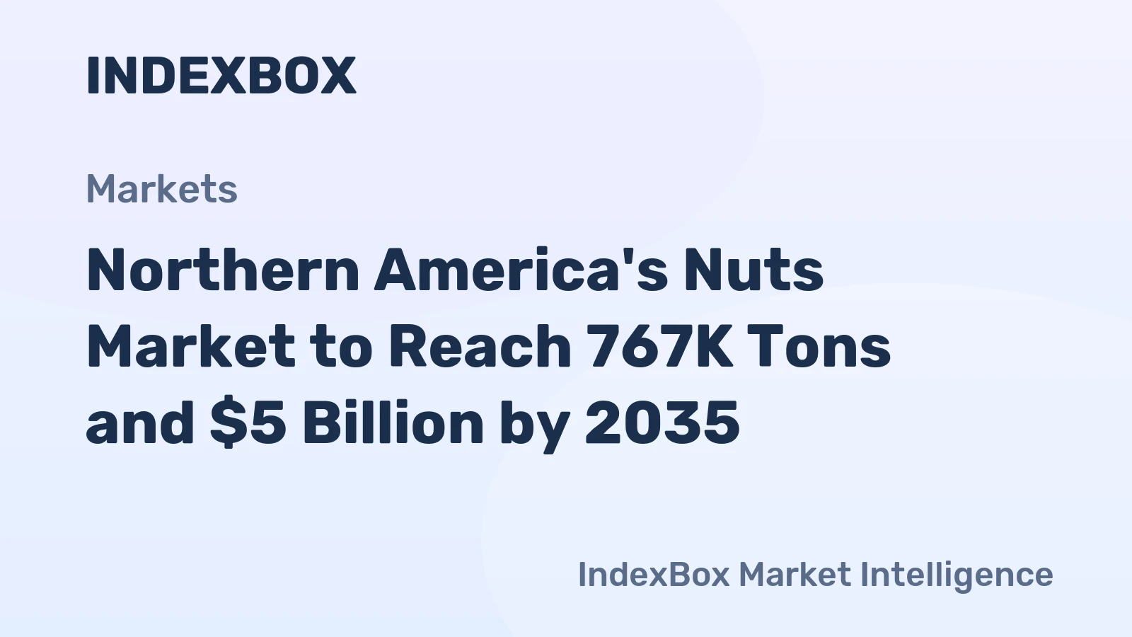 Northern America's Nuts Market to Reach 767K Tons and $5 Billion by 2035