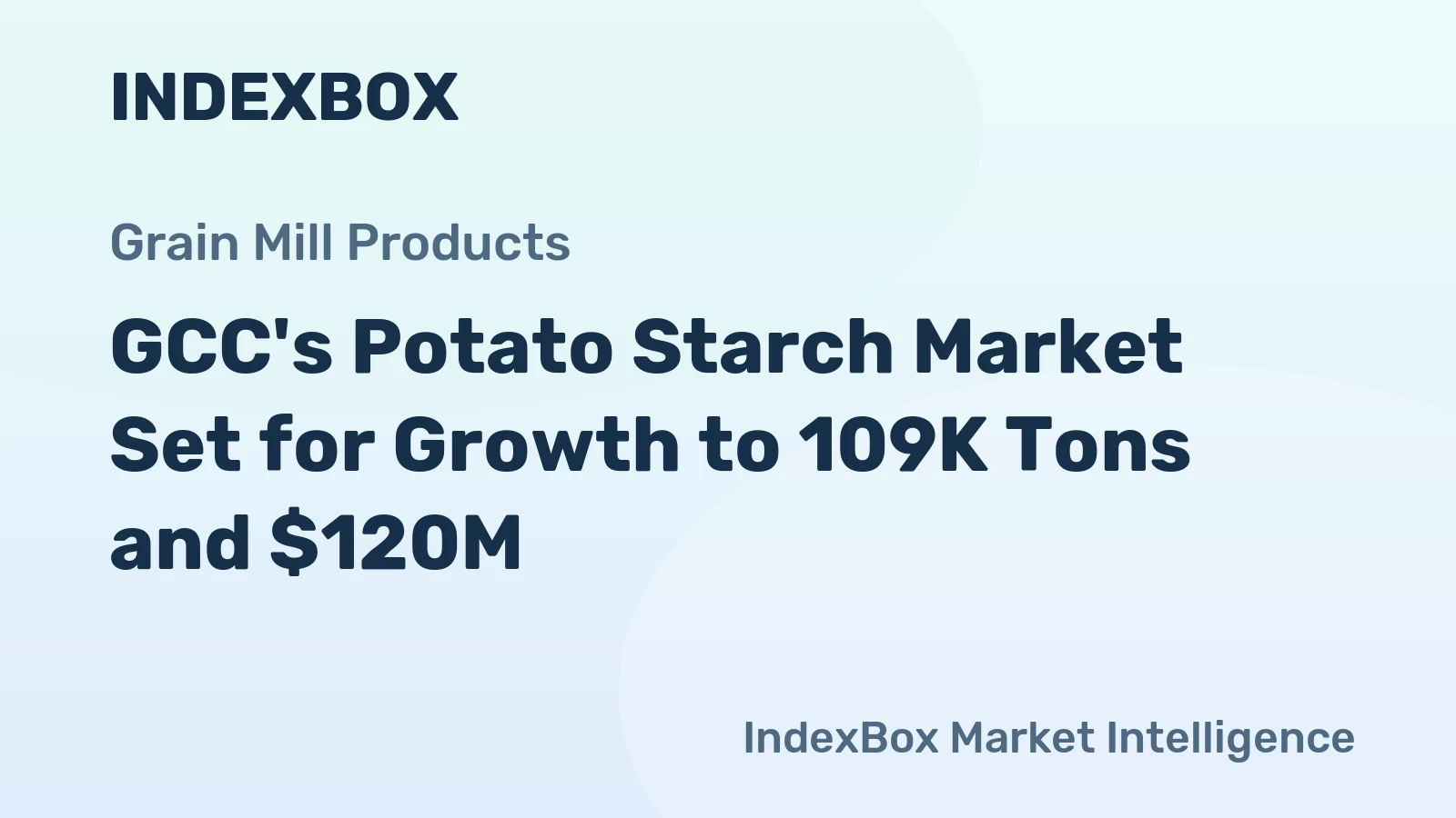 GCC's Potato Starch Market Set for Growth to 109K Tons and $120M