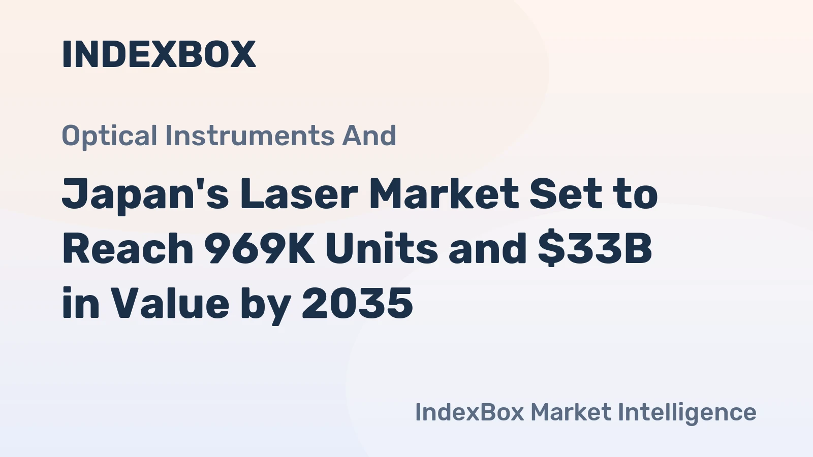 Japan's Laser Market Set to Reach 969K Units and $33B in Value by 2035