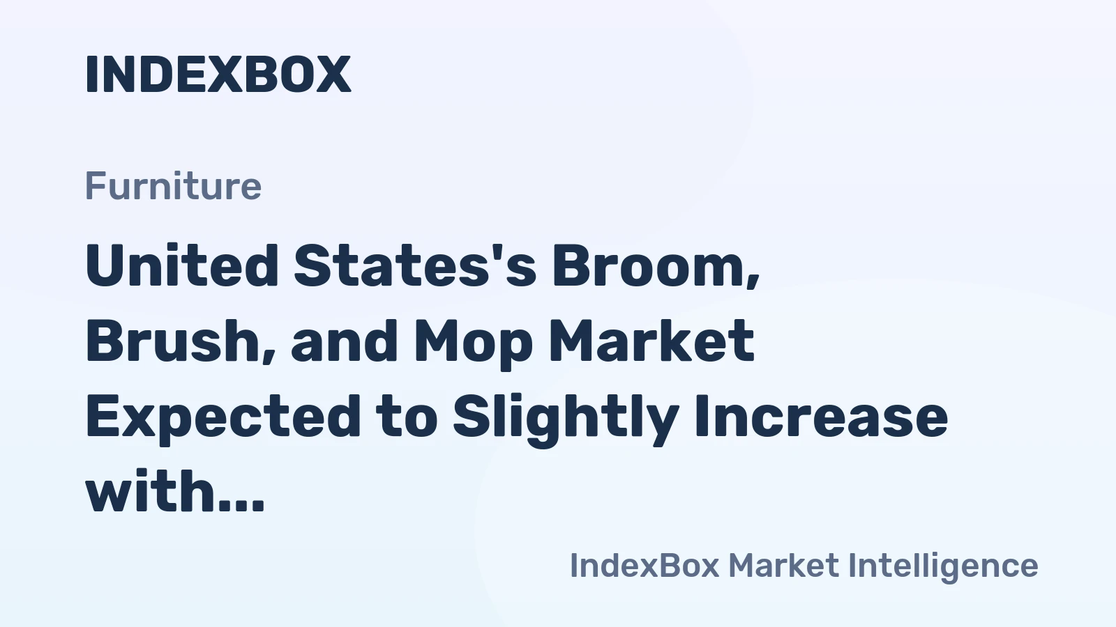 United States's Broom, Brush, and Mop Market Expected to Slightly Increase with +0.5% CAGR from 2024 to 2035