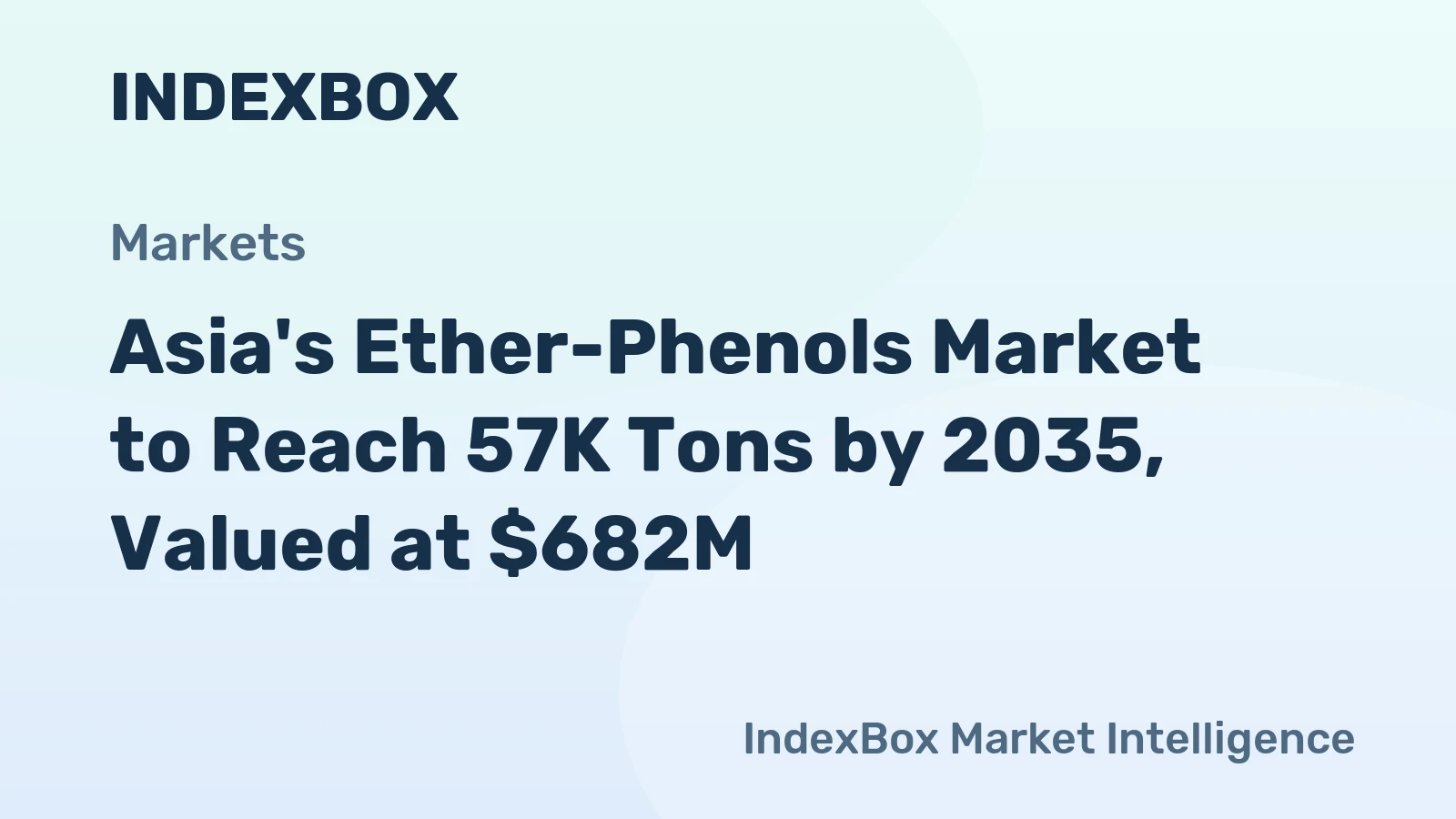 Asia's Ether-Phenols Market to Reach 57K Tons by 2035, Valued at $682M