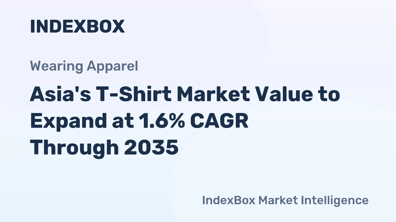 Asia's T-Shirt Market Value to Expand at 1.6% CAGR Through 2035