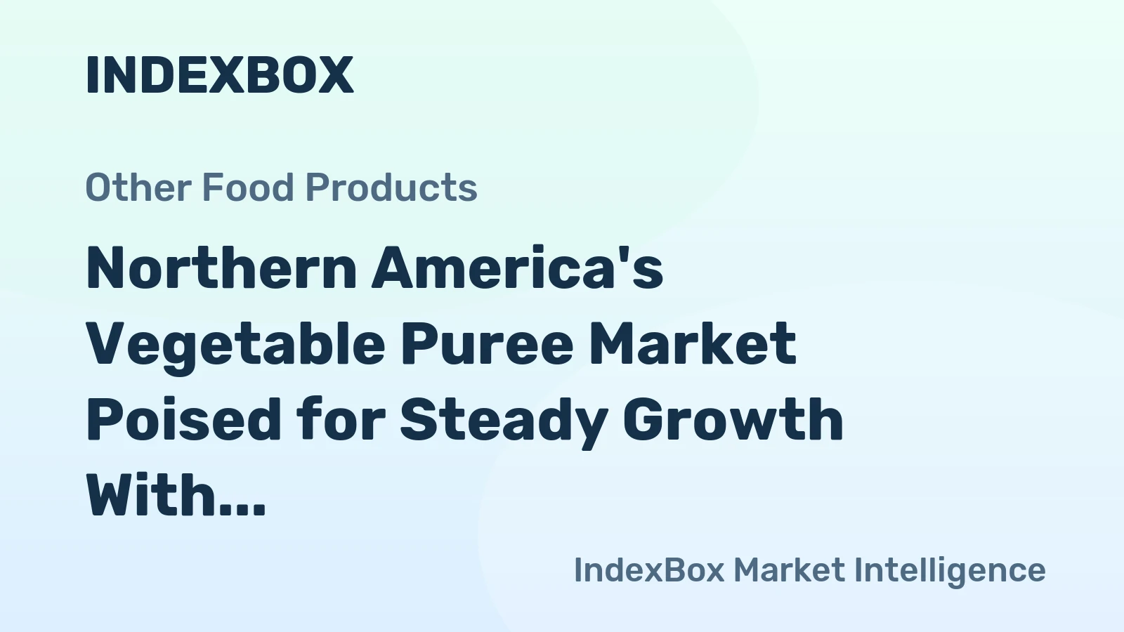 Northern America's Vegetable Puree Market Poised for Steady Growth With 1.5% Volume CAGR Through 2035