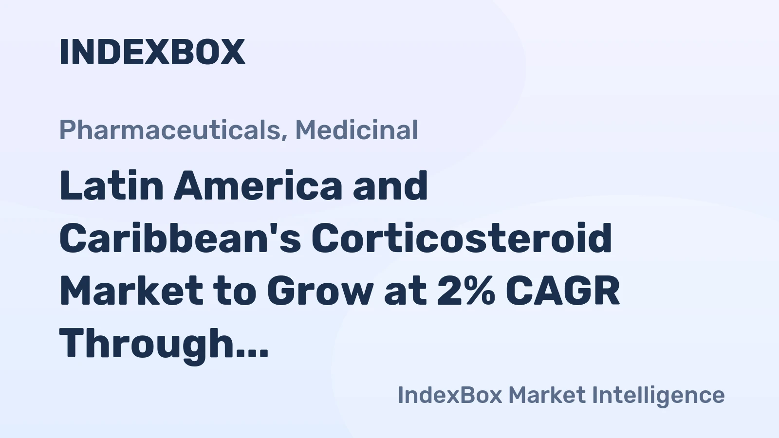 Latin America and Caribbean's Corticosteroid Market to Grow at 2% CAGR Through 2035