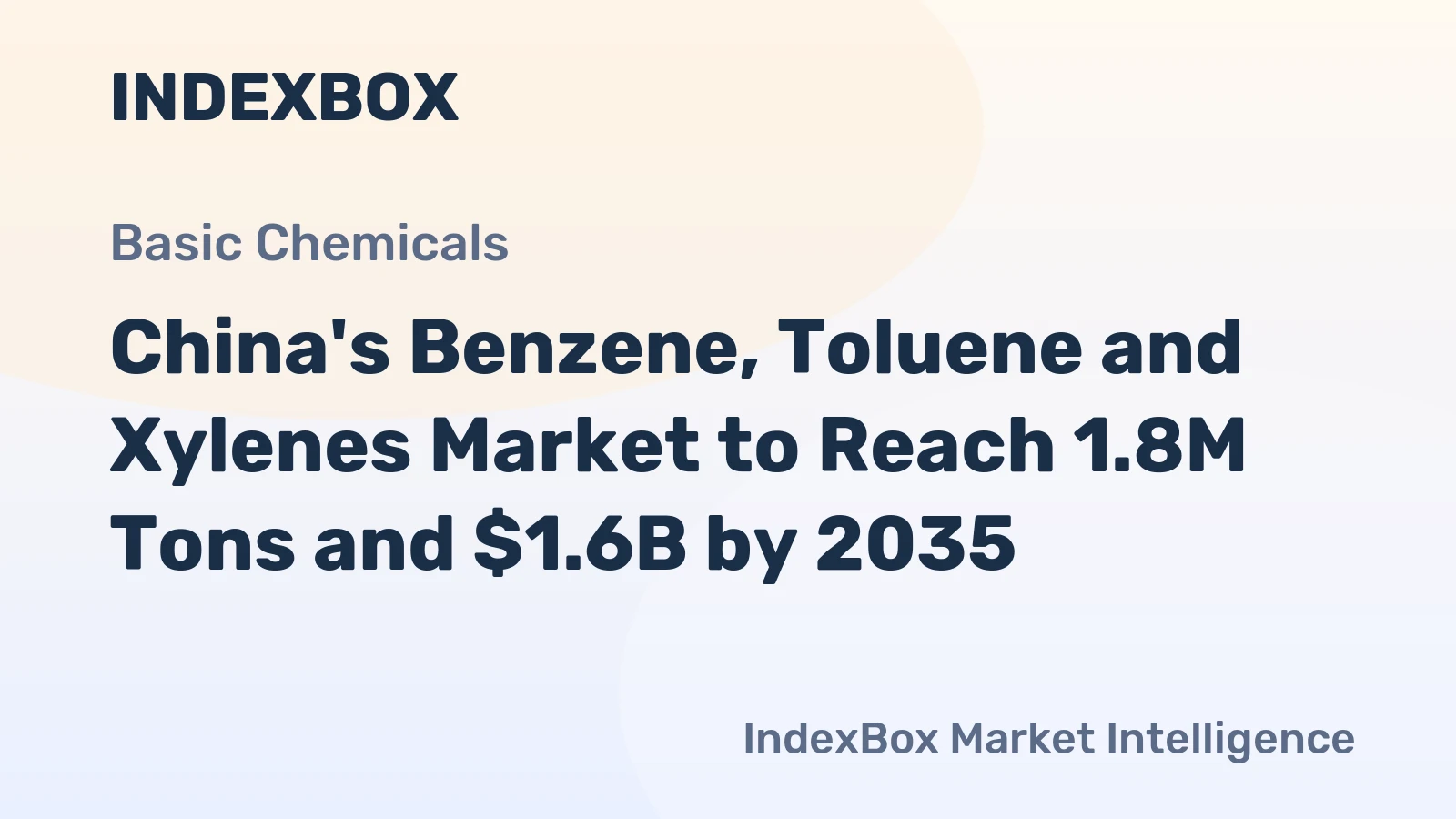 China's Benzene, Toluene and Xylenes Market to Reach 1.8M Tons and $1.6B by 2035