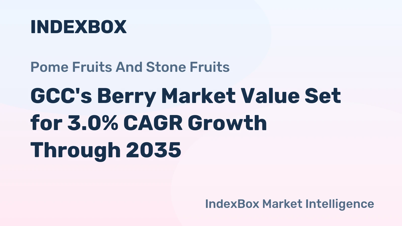 GCC's Berry Market Value Set for 3.0% CAGR Growth Through 2035