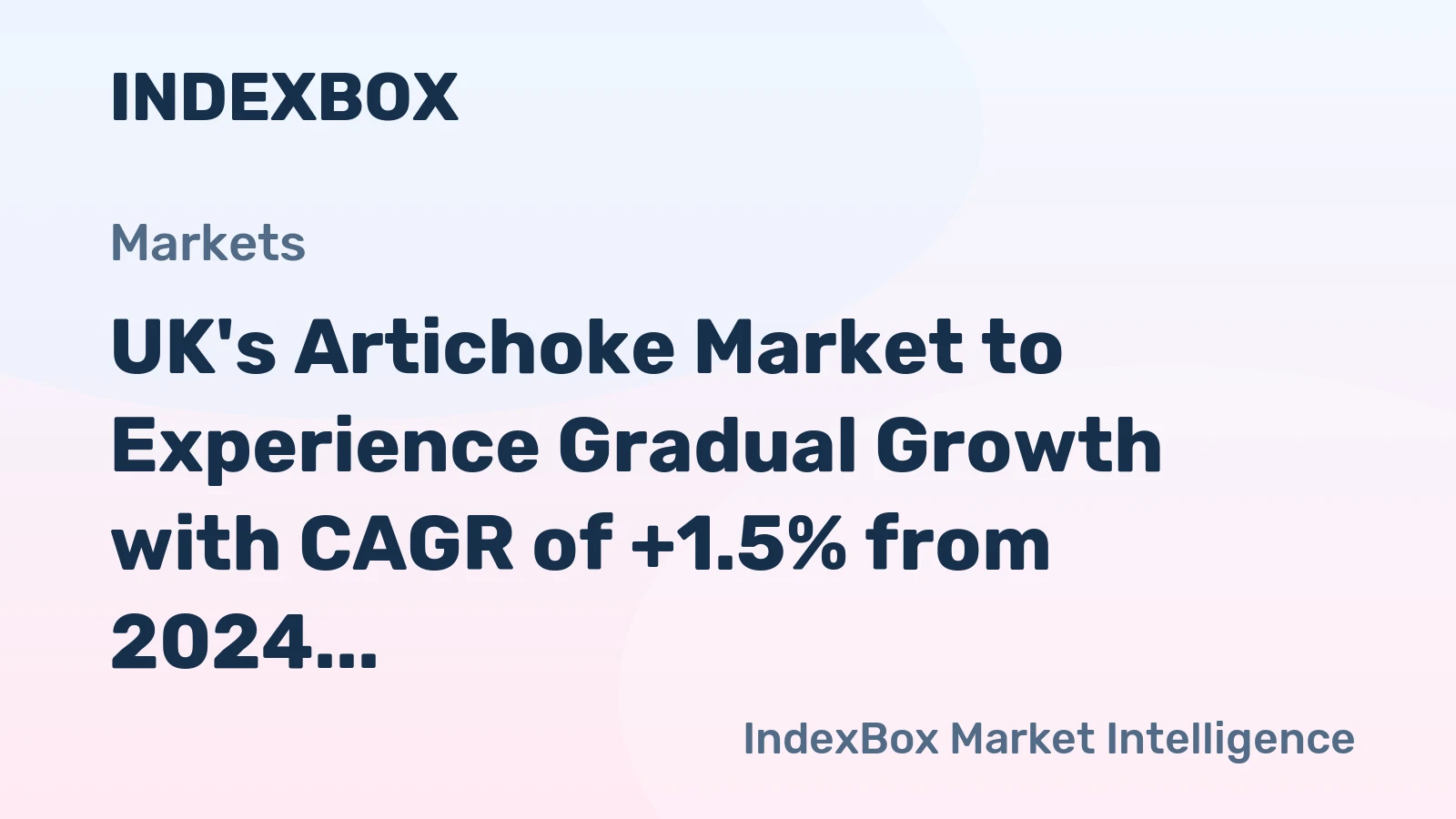 UK's Artichoke Market to Experience Gradual Growth with CAGR of +1.5% from 2024 to 2035