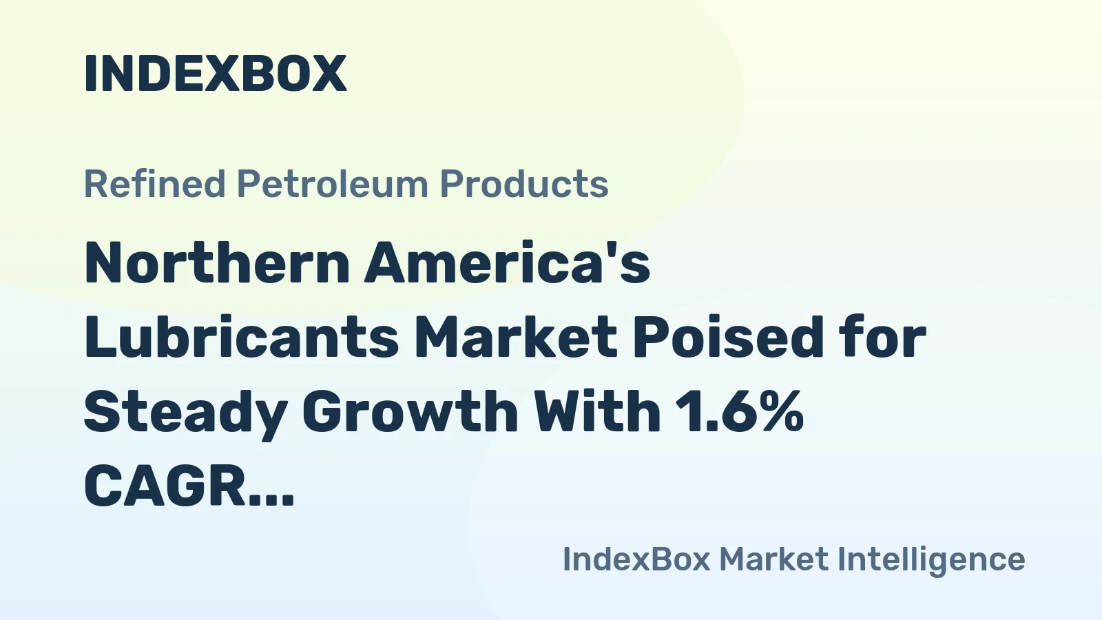 Northern America's Lubricants Market Poised for Steady Growth With 1.6% CAGR Through 2035