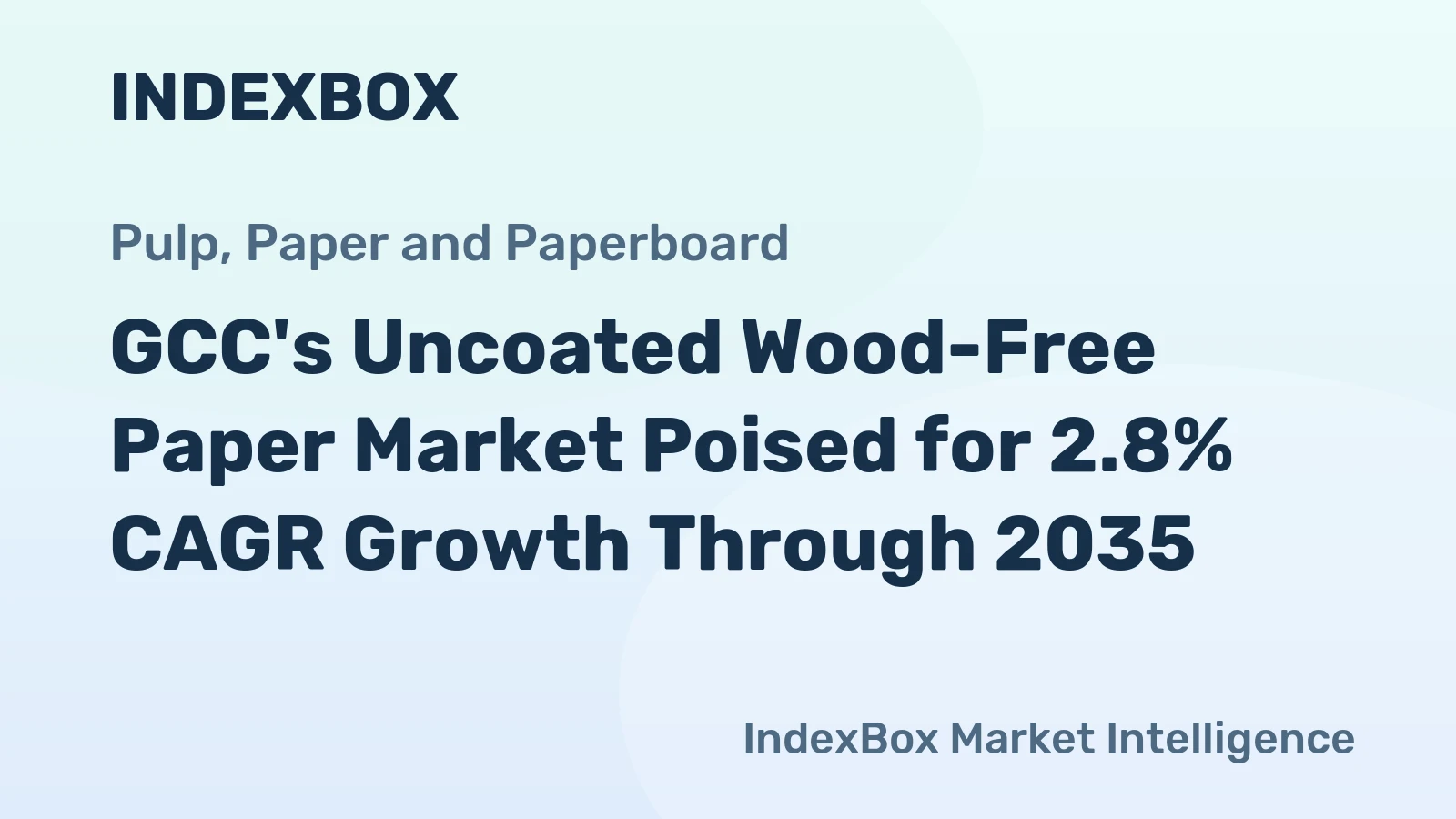 GCC's Uncoated Wood-Free Paper Market Poised for 2.8% CAGR Growth Through 2035