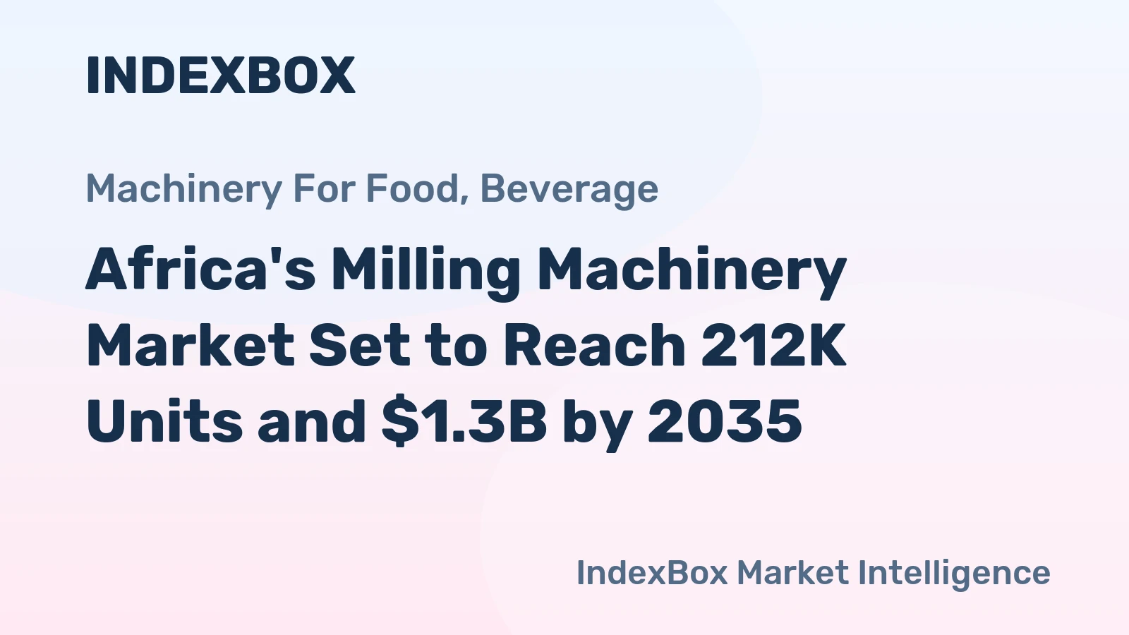 Africa's Milling Machinery Market Set to Reach 212K Units and $1.3B by 2035