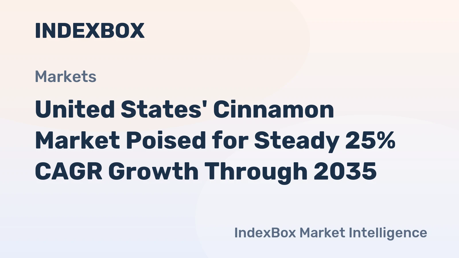 United States' Cinnamon Market Poised for Steady 25% CAGR Growth Through 2035