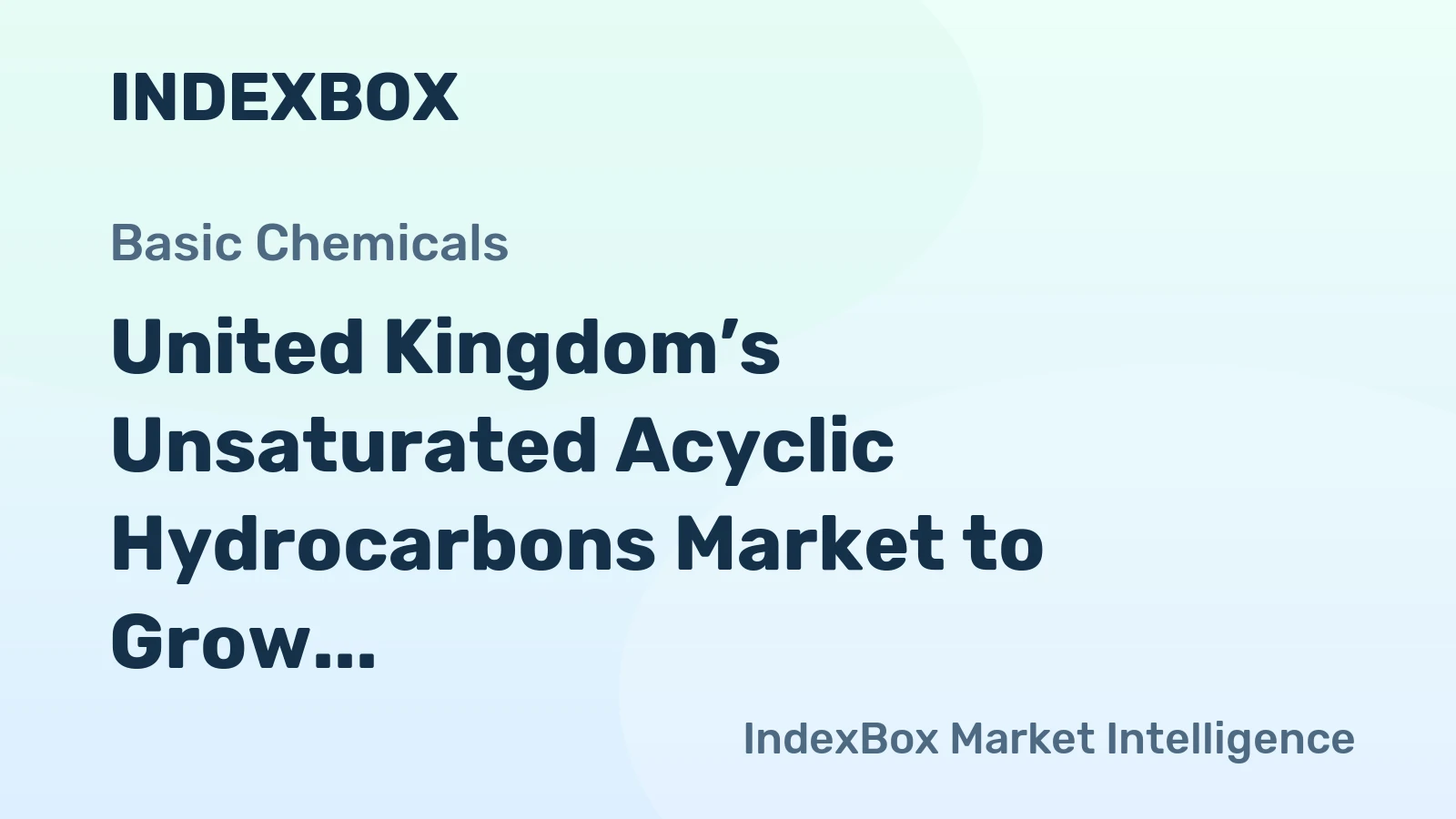 United Kingdom’s Unsaturated Acyclic Hydrocarbons Market to Grow to 108K Tons and $237M by 2035