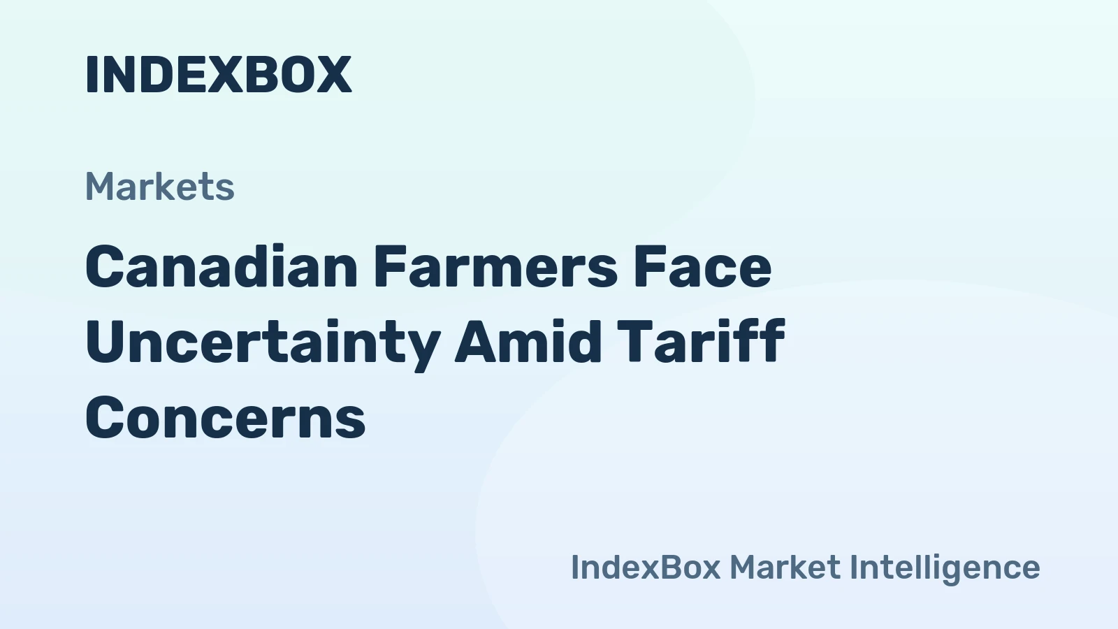 Canadian Farmers Face Uncertainty Amid Tariff Concerns