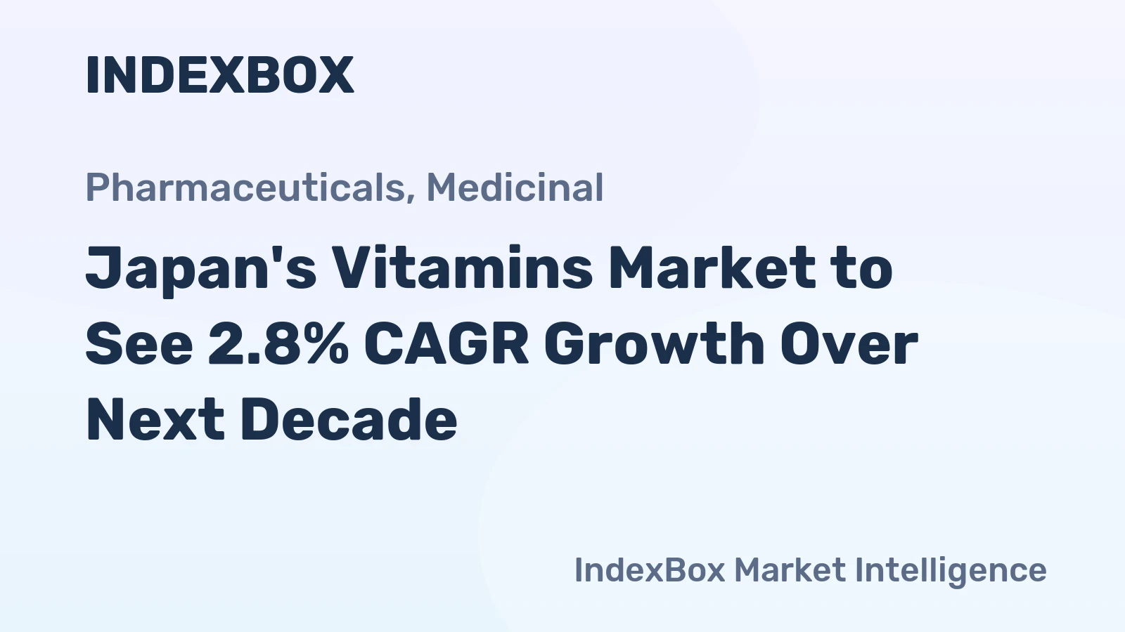 Japan's Vitamins Market to See 2.8% CAGR Growth Over Next Decade