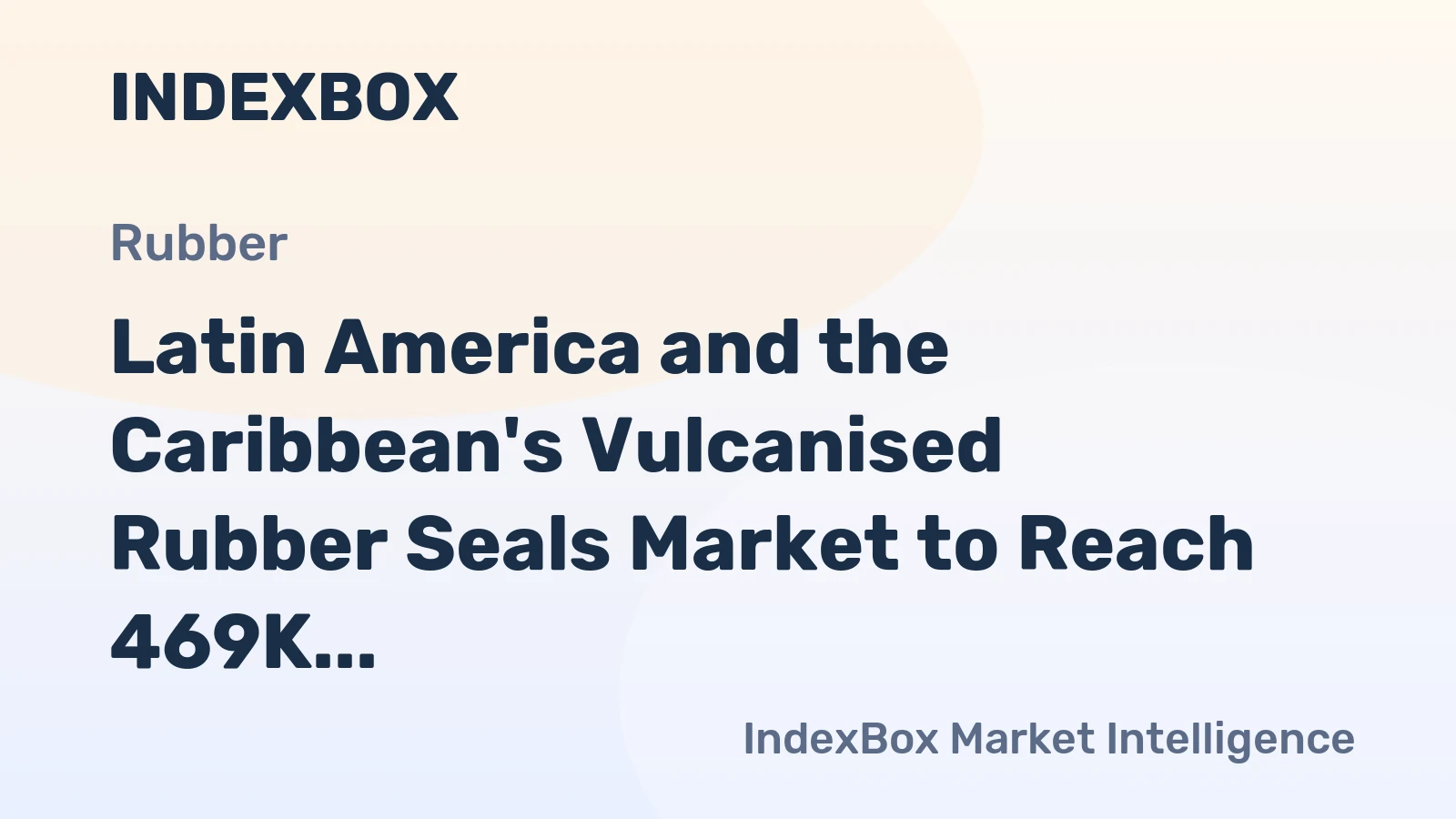 Latin America and the Caribbean's Vulcanised Rubber Seals Market to Reach 469K Tons by 2035, Valued at $7.1B