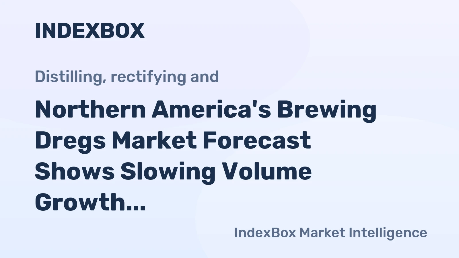 Northern America's Brewing Dregs Market Forecast Shows Slowing Volume Growth at +0.6% CAGR Through 2035