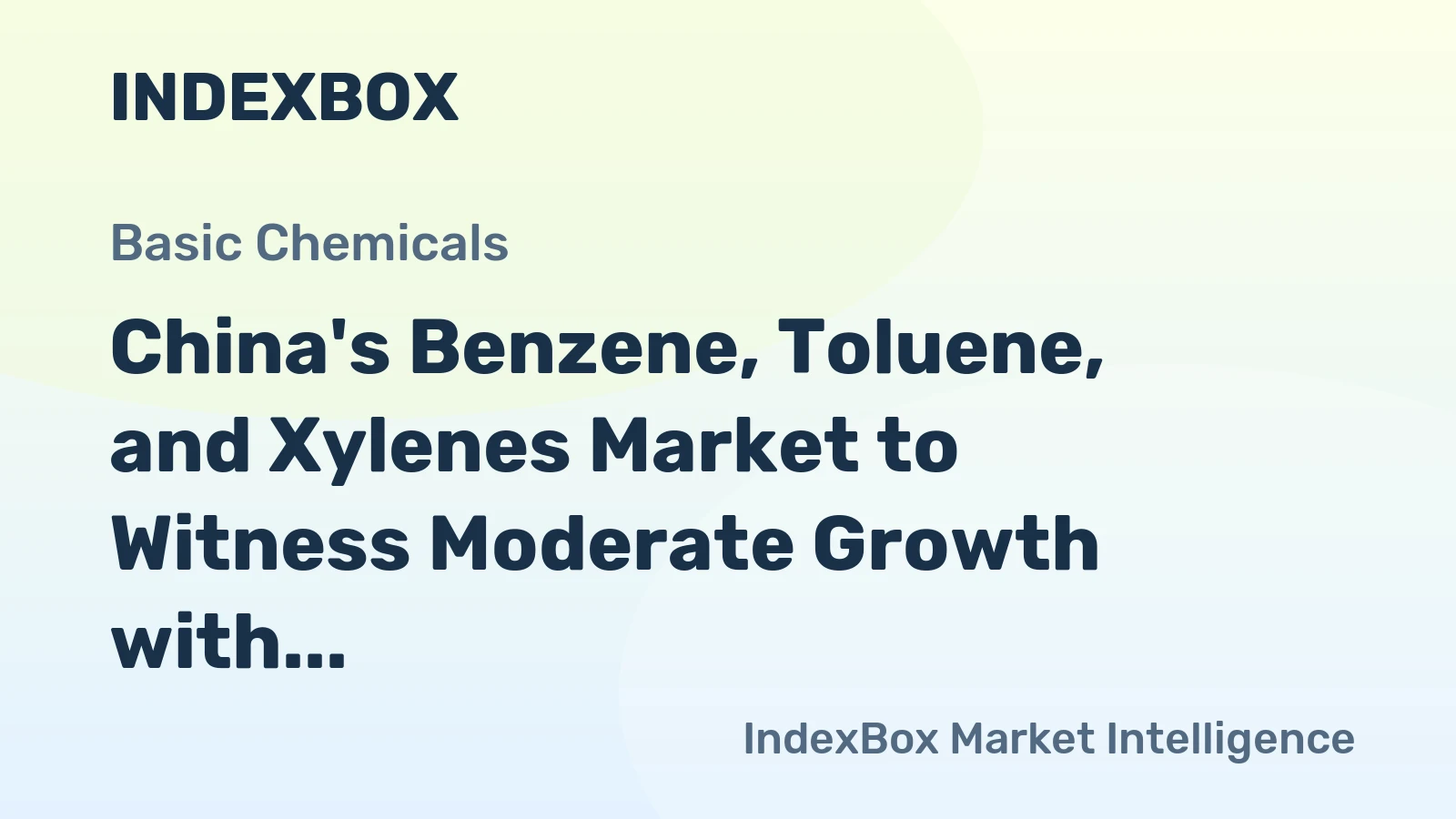 China's Benzene, Toluene, and Xylenes Market to Witness Moderate Growth with CAGR of +1.3% by 2035
