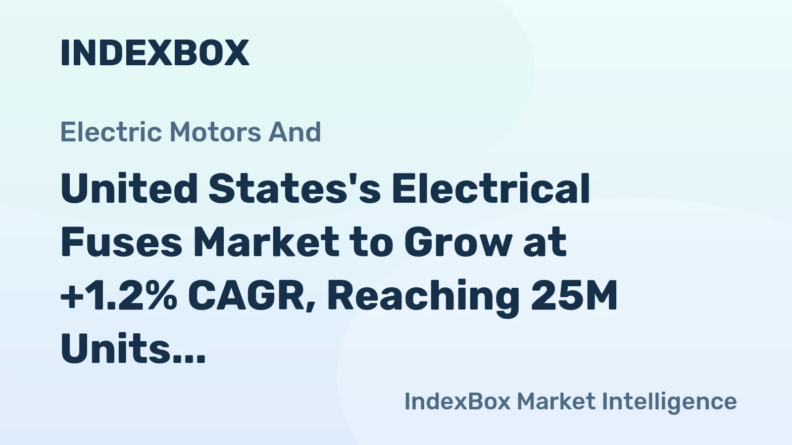 United States's Electrical Fuses Market to Grow at +1.2% CAGR, Reaching 25M Units by 2035